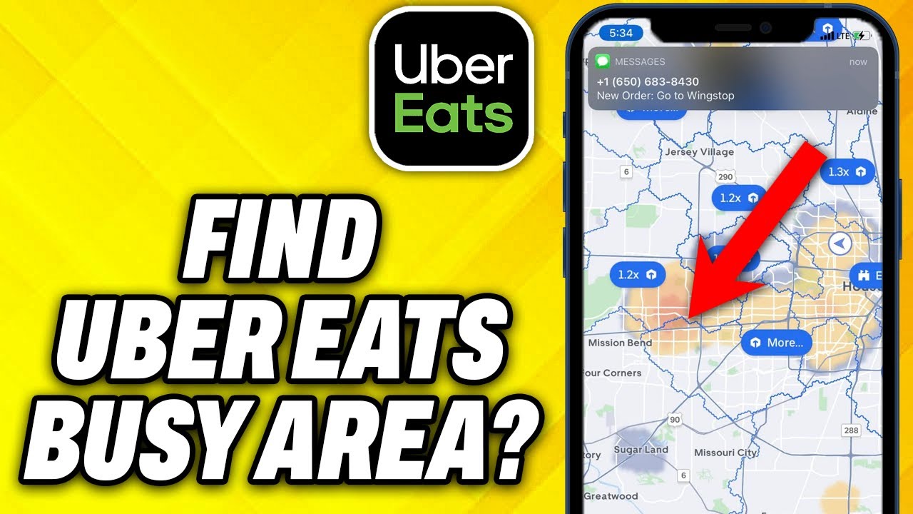 How To Find Uber Eats Busy Area (2024) - YouTube