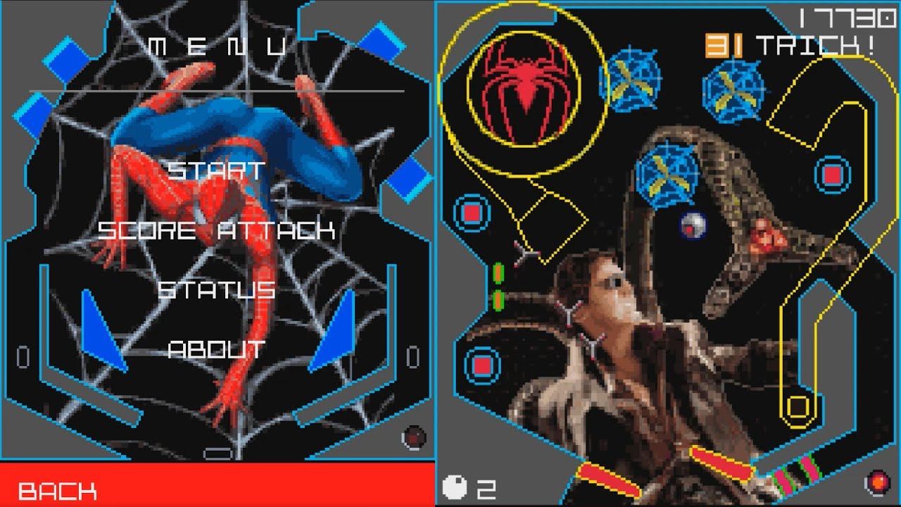 Spider-Man 2: Pinball JAVA GAME (Sony Pictures 2004) - YouTube