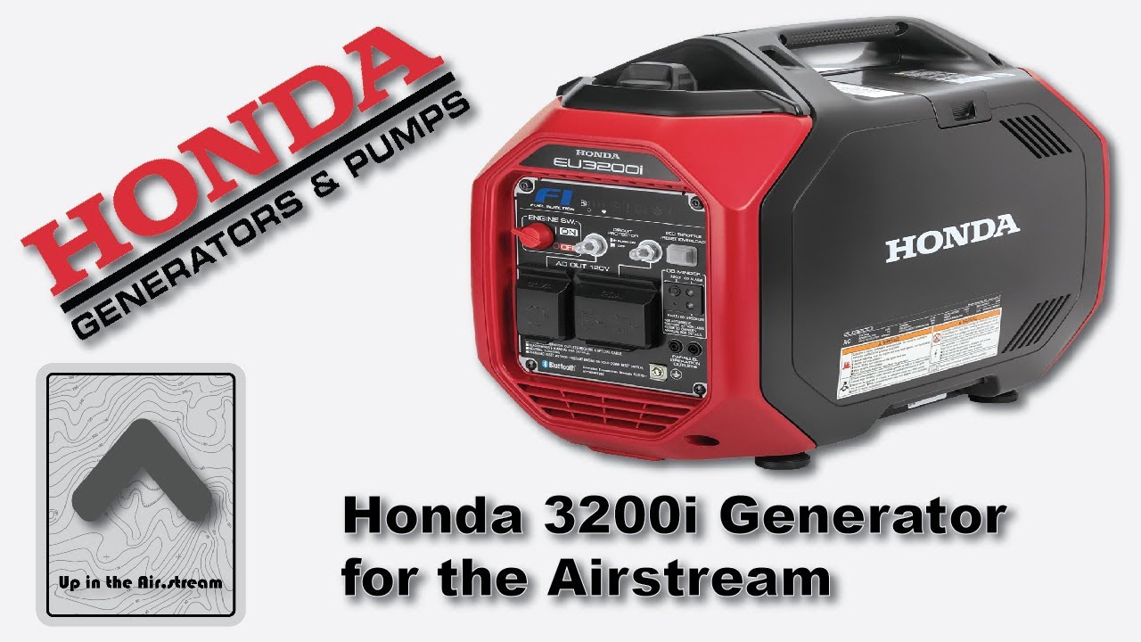 Honda 3200i Generator for Airstream - YouTube