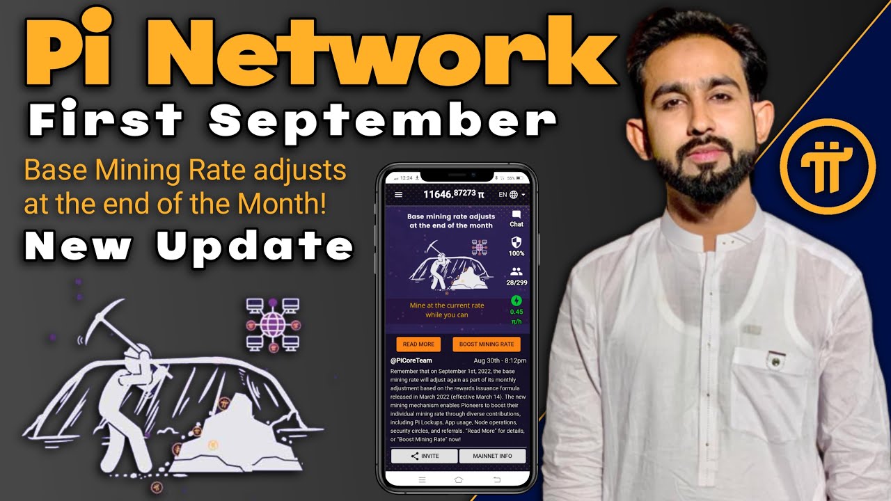 Pi Network 1st September Base mining rate adjusts at the end of the ...
