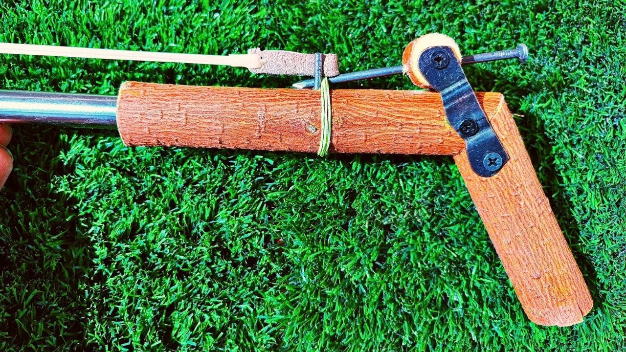 Make a slingshot with a tree branch - YouTube