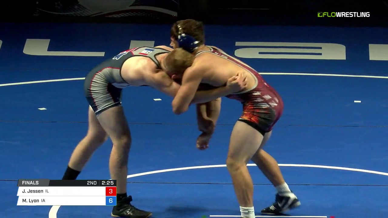 Junior FS 182 Finals - Jack Jessen (IL) vs. Max Lyon (IA) - YouTube