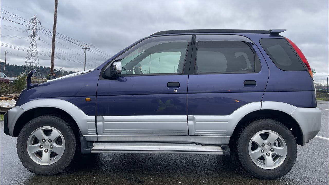 1998 Daihatsu Terios (Toyota Cami) 1.3L AT 24300km RHD JDM driving ...