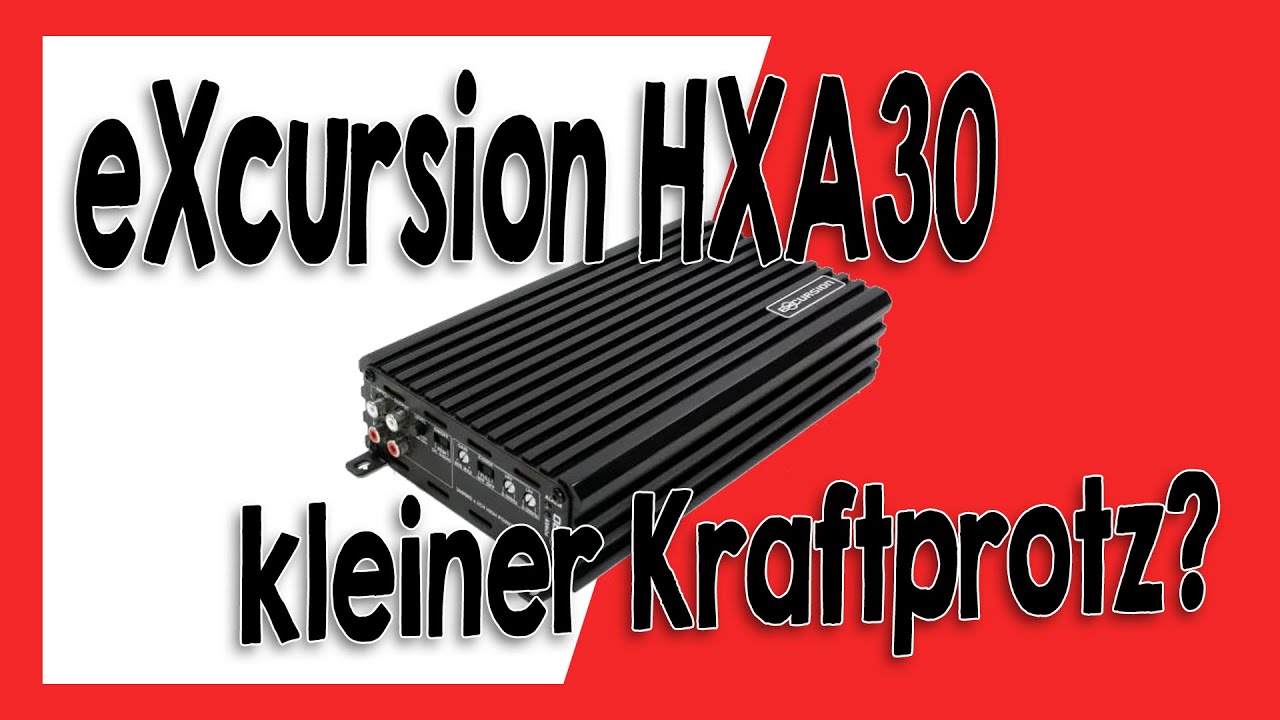 eXcursion HXA30 - kompakte 2 Kanal Class AB Endstufe | Car Amplifier ...