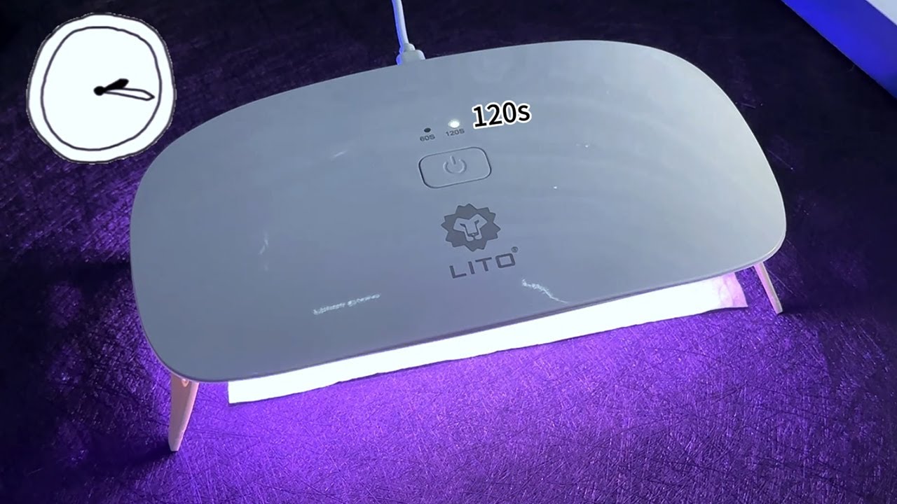 LITO UV Lamp Review & Demo | Nail Art & UV Glue Curing - YouTube