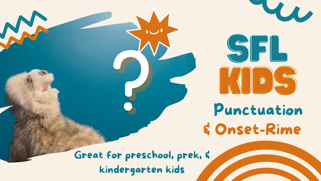 Pre Reading 1 Lesson 7 | Punctuation & Onset-Rime | Video for preschool ...