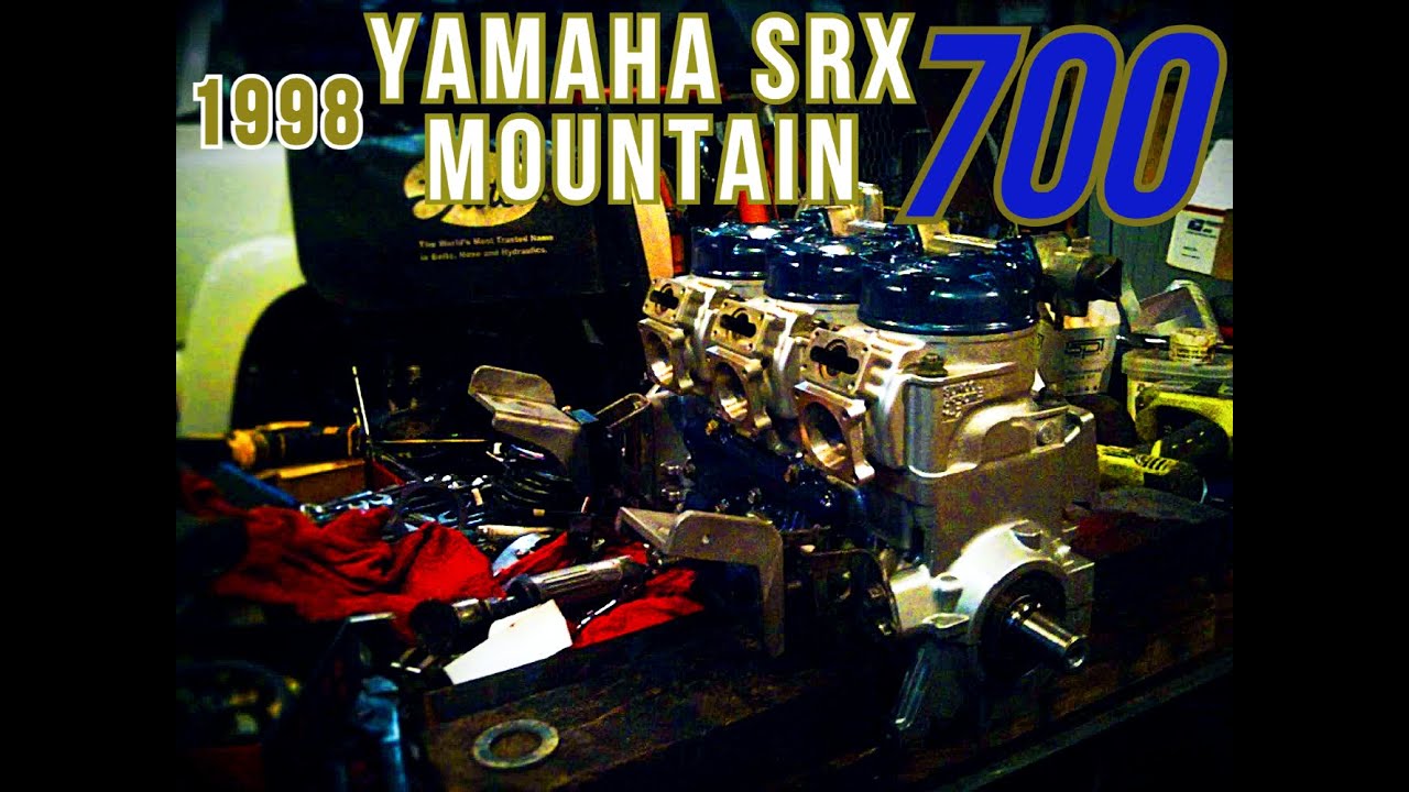 Rare 1998 Yamaha SRX Mountain 700 long track resto mod snowmobile that ...