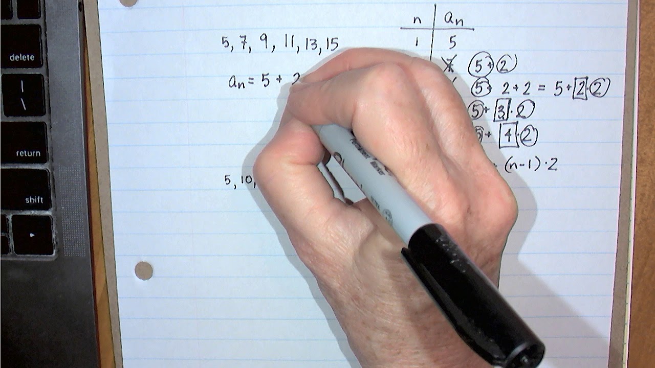 Given sequence, find formula - YouTube