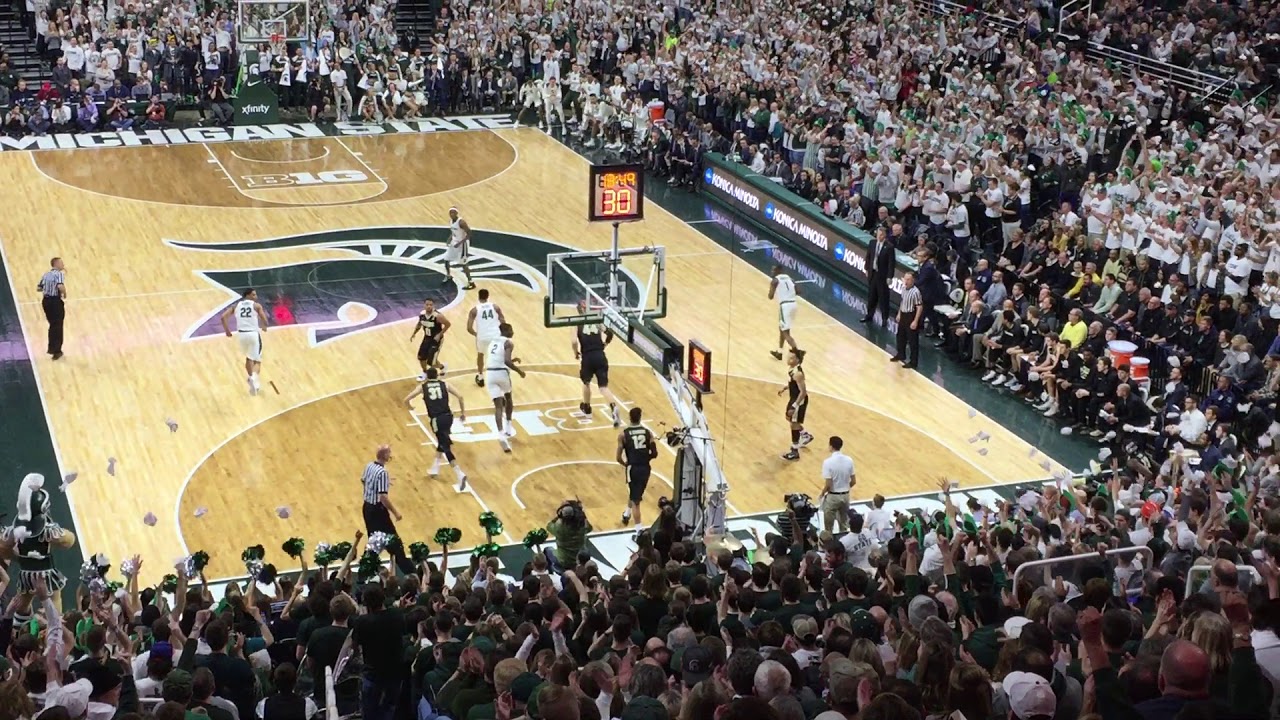 2018 Michigan State Basketball Action and crowd noise - YouTube