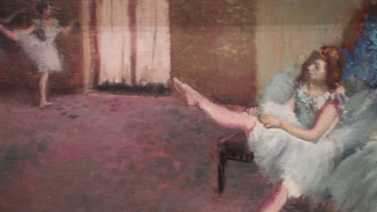 Before the Ballet by Edgar Degas @nationalgallerylondon - YouTube