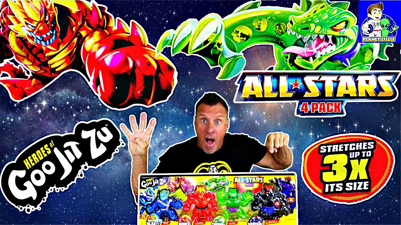 Heroes of Goo Jit Zu All Star 4 Pack - YouTube