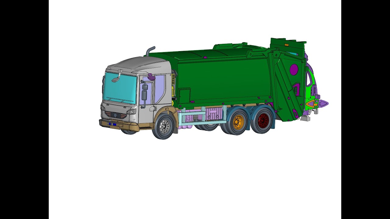 Dennis Eagle Dustcart - YouTube