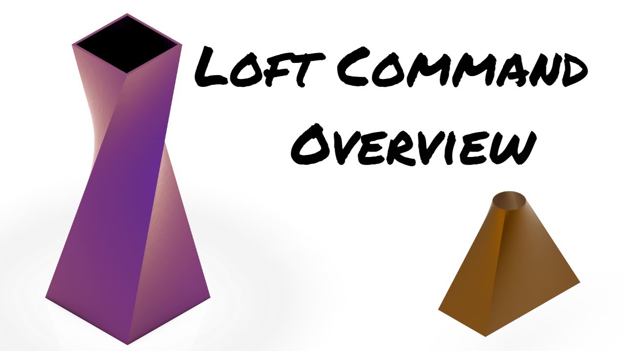 Loft Command overview | Solid Edge 2020 - YouTube