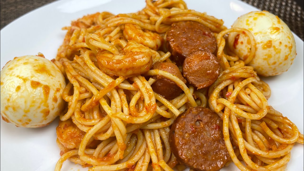 How to make Liberian Spaghetti | Liberian Style Spaghetti | - YouTube