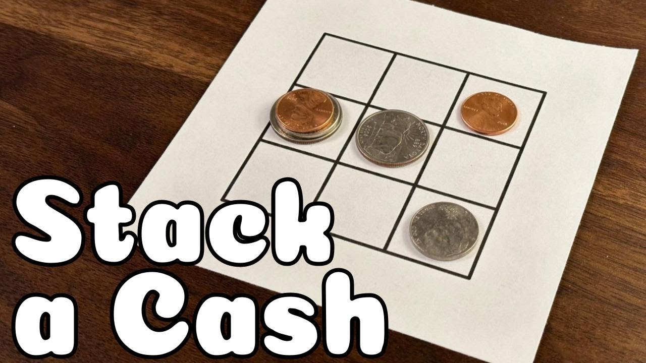 How to Play Stack A Cash | place, stack, move, and flip coins to form a ...