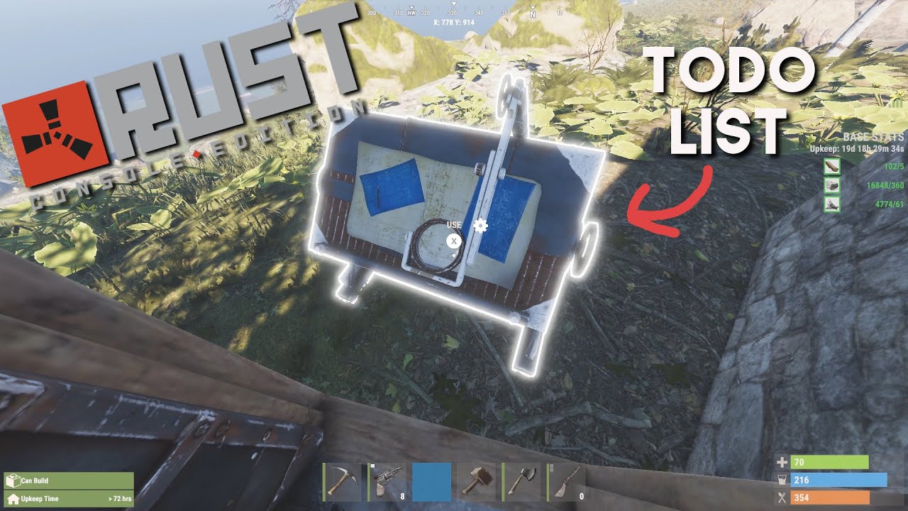 To do list | Rust Console Edition 🏹 Solo Official PvP | Solo series ep ...