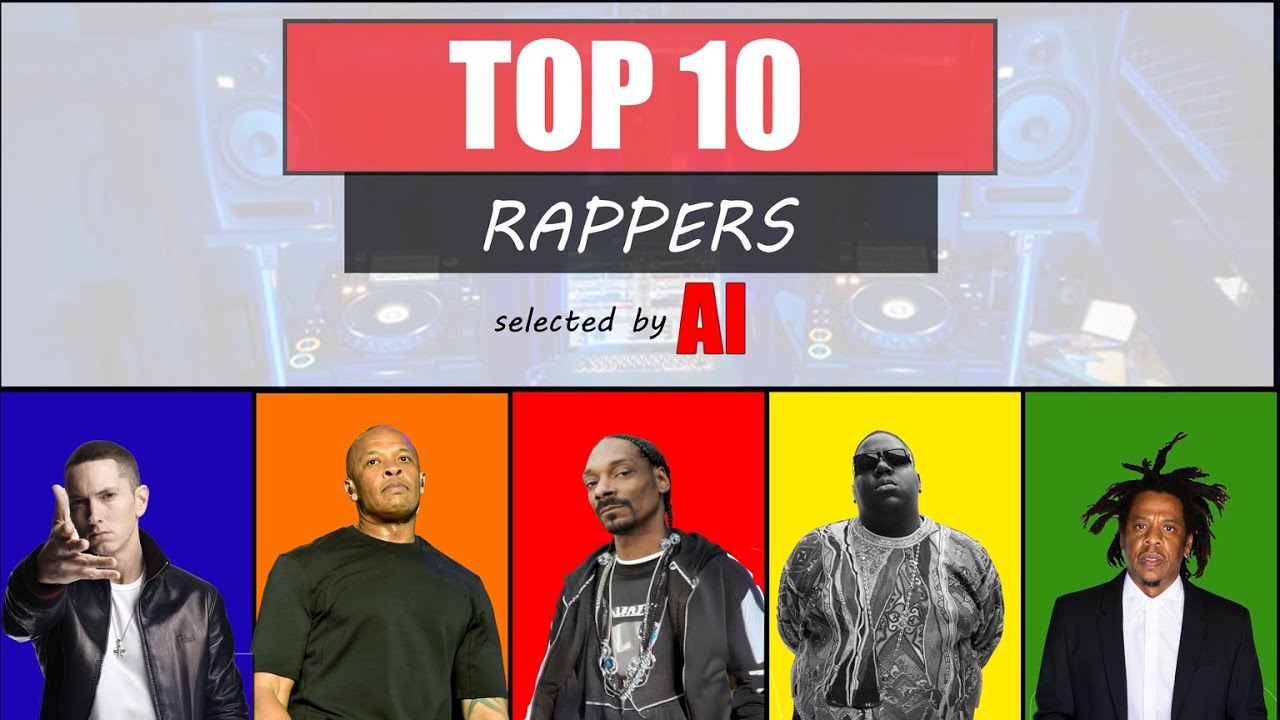 Top 10 Rappers of All Time - Selected By AI | Legendary Flow and Iconic ...