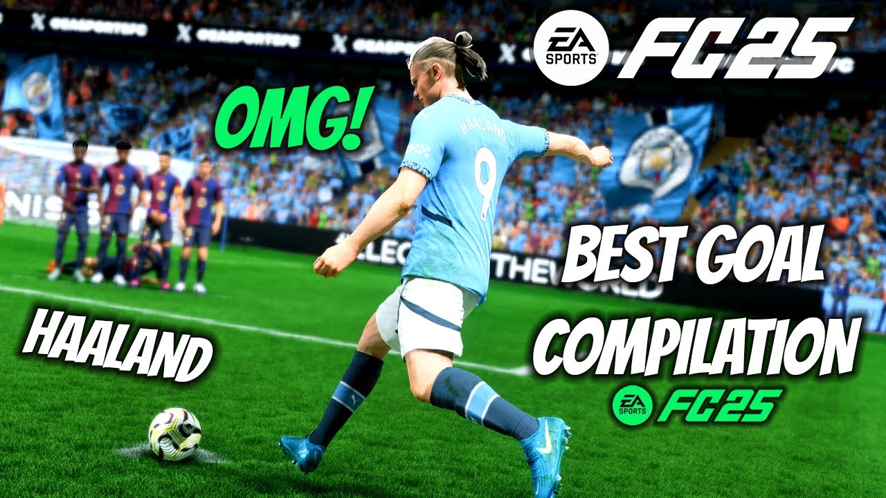 ERLING HAALAND : Best Goal Compilation In FC 25 Part 1 | 4K60 - YouTube