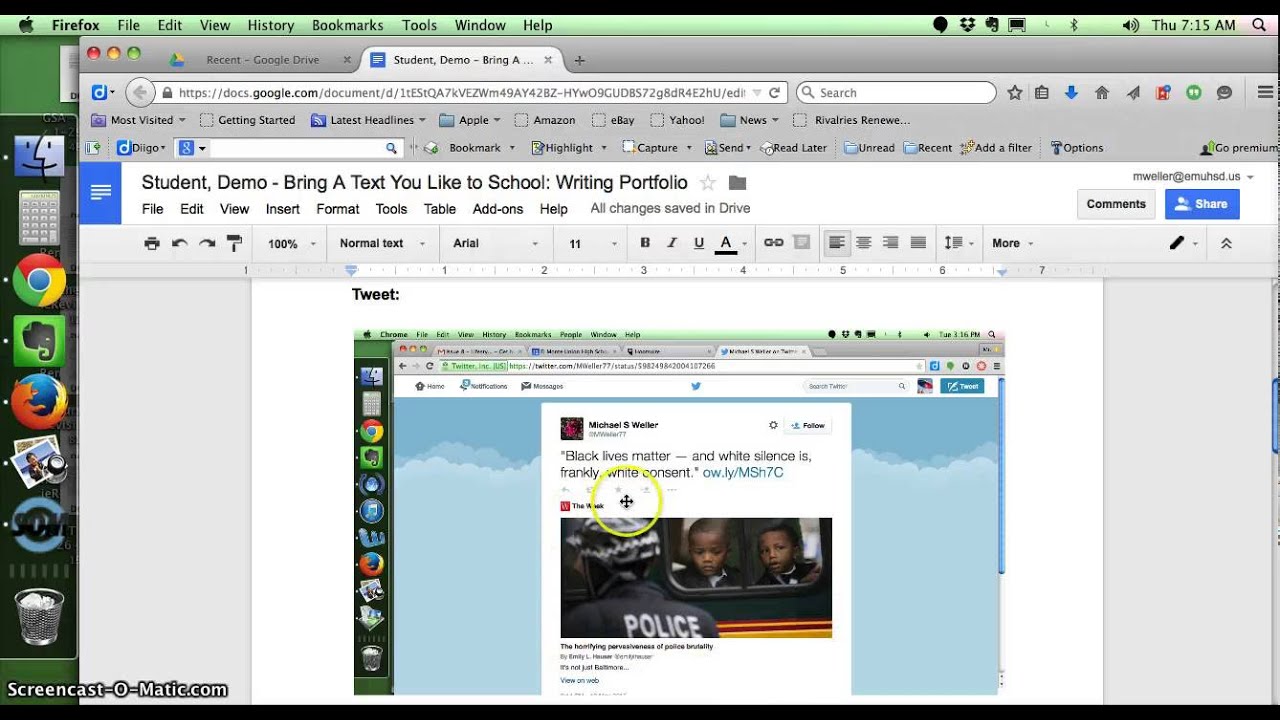 Writing the Introduction to Multi Genre Portfolio - YouTube