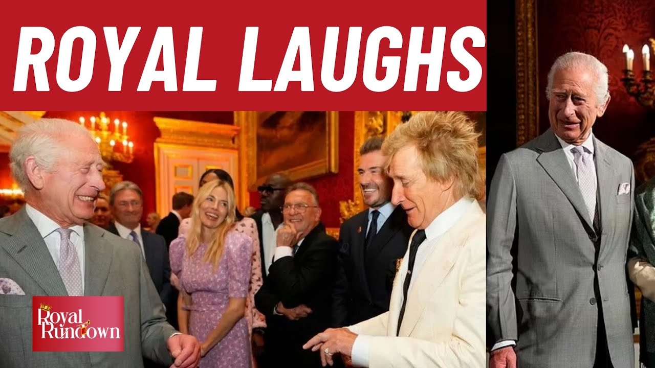 King Charles, David Beckham Laugh Like Hyenas with Rod Stewart: Royal ...
