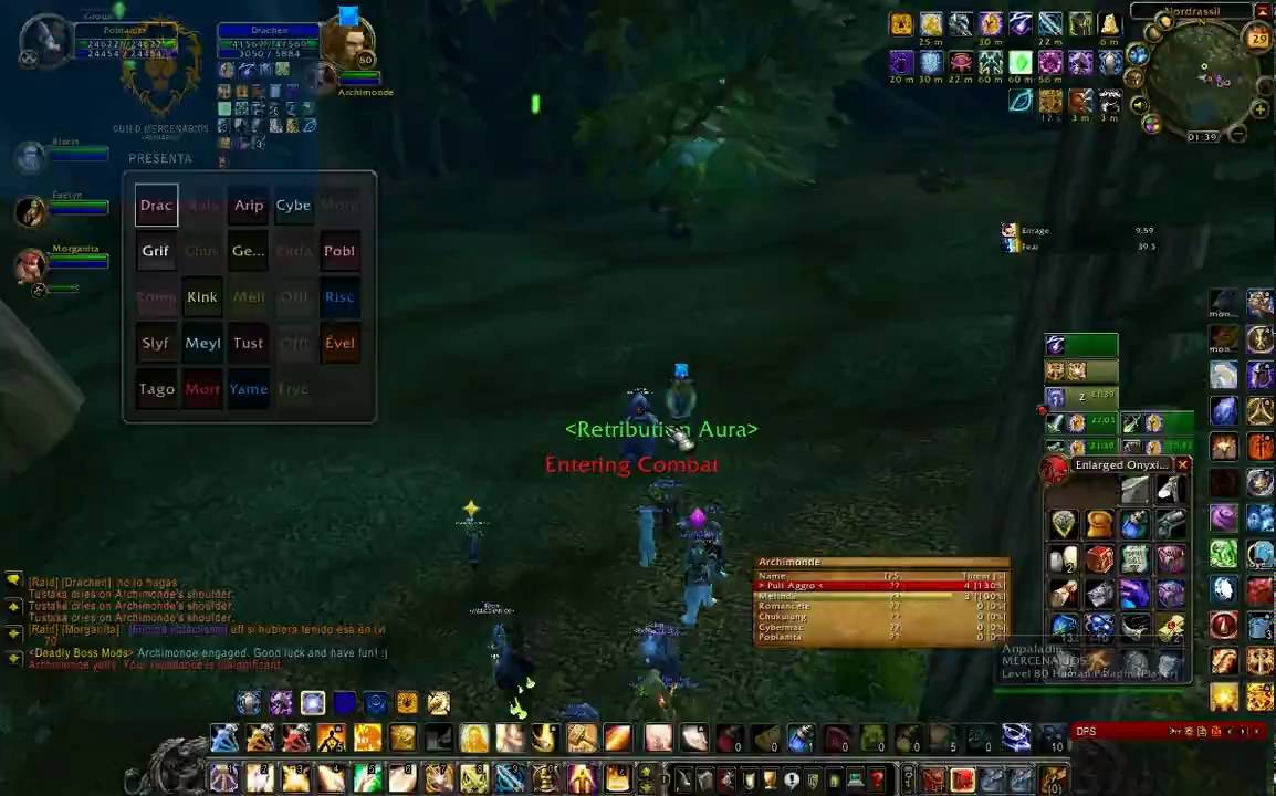 Mount Hyjal - Archimonde por guild Mercenarios - YouTube