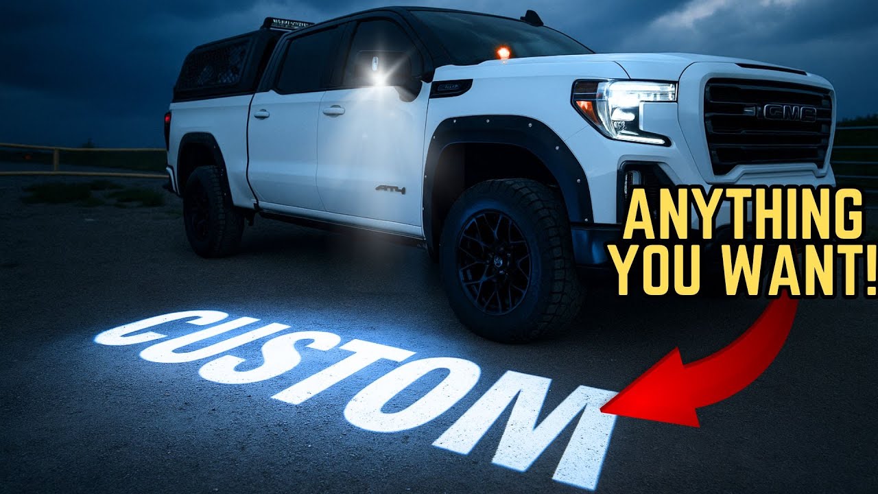 Finally! Custom Puddle Lights for GMC, CHEVY Trucks & SUVs – BadgeBeams ...