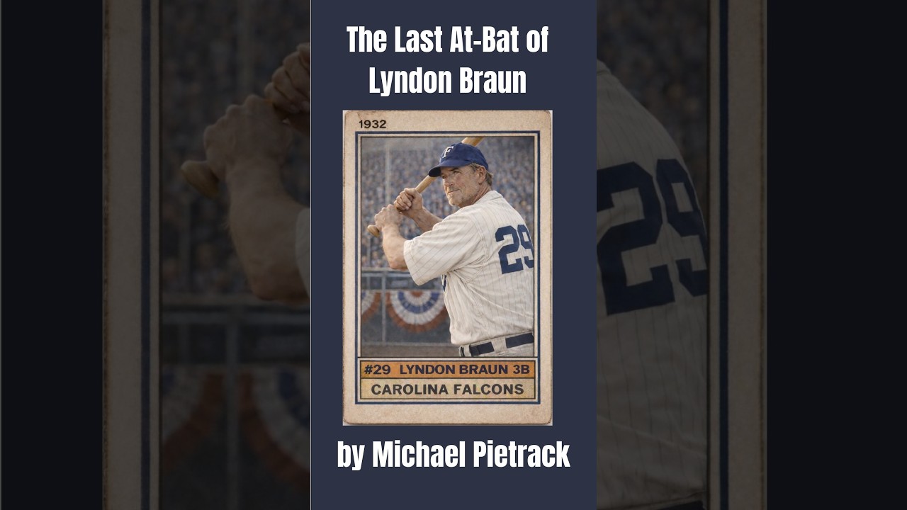 "The Last At-Bat of Lyndon Braun" a poem by Michael Pietrack - YouTube