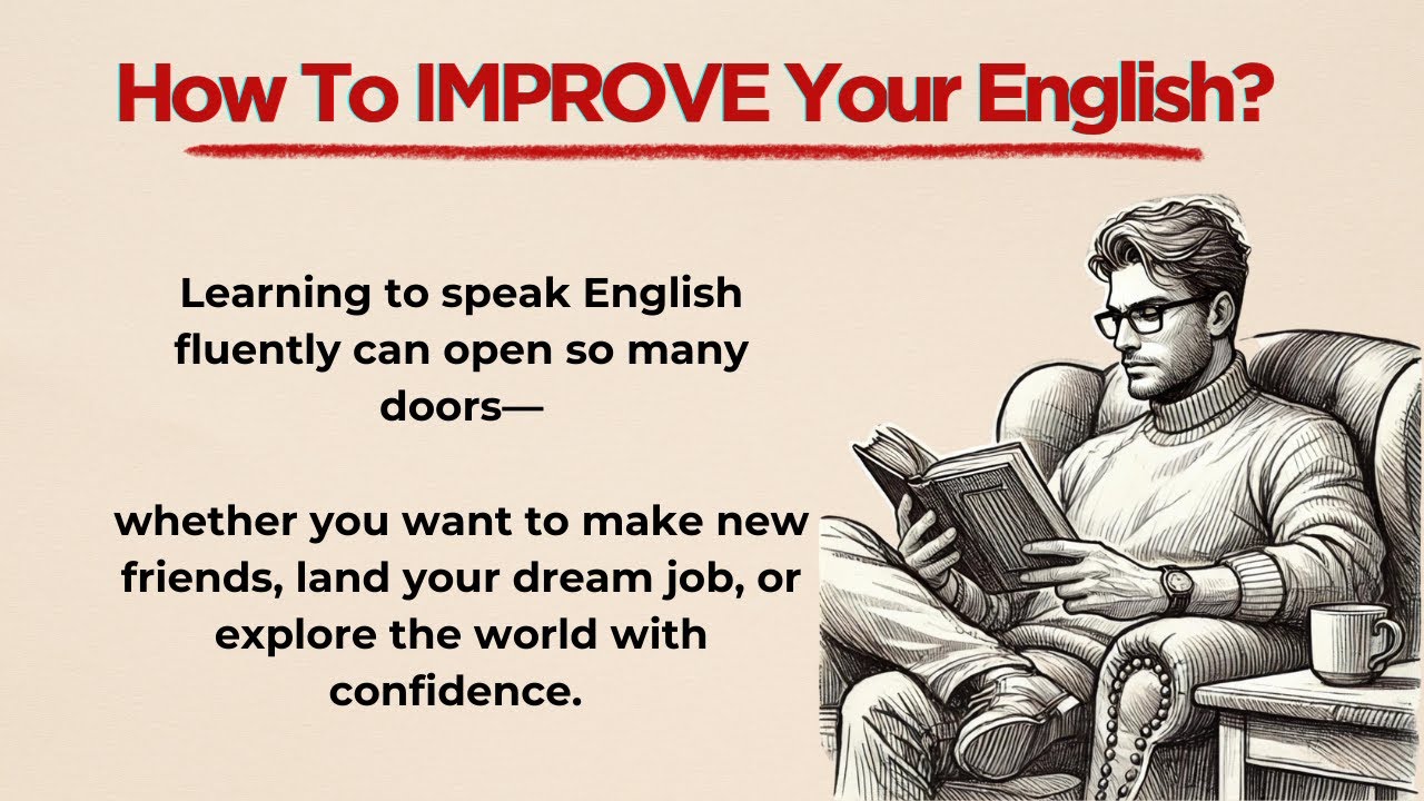 How To Improve Your English || Learning English || graded readers ...