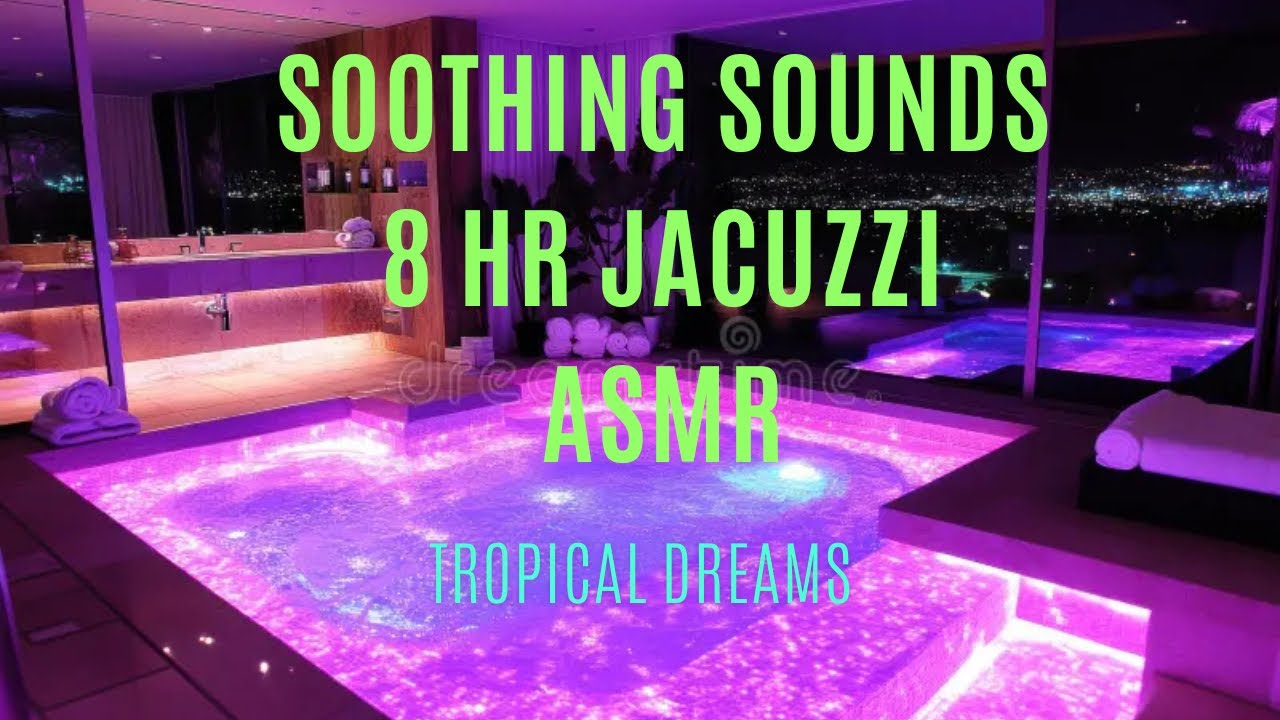 Hot Tub Sounds | White Noise | Jacuzzi ASMR | Sleep, Study, Meditation ...