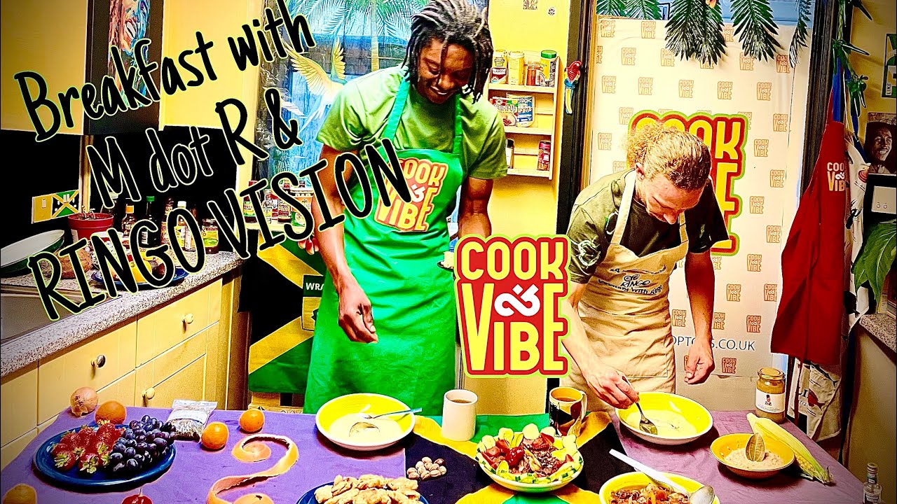 BREAKFAST WITH M dot R & RINGO VISION! PORRIDGE/ FRITTERS/ CERASEE TEA ...