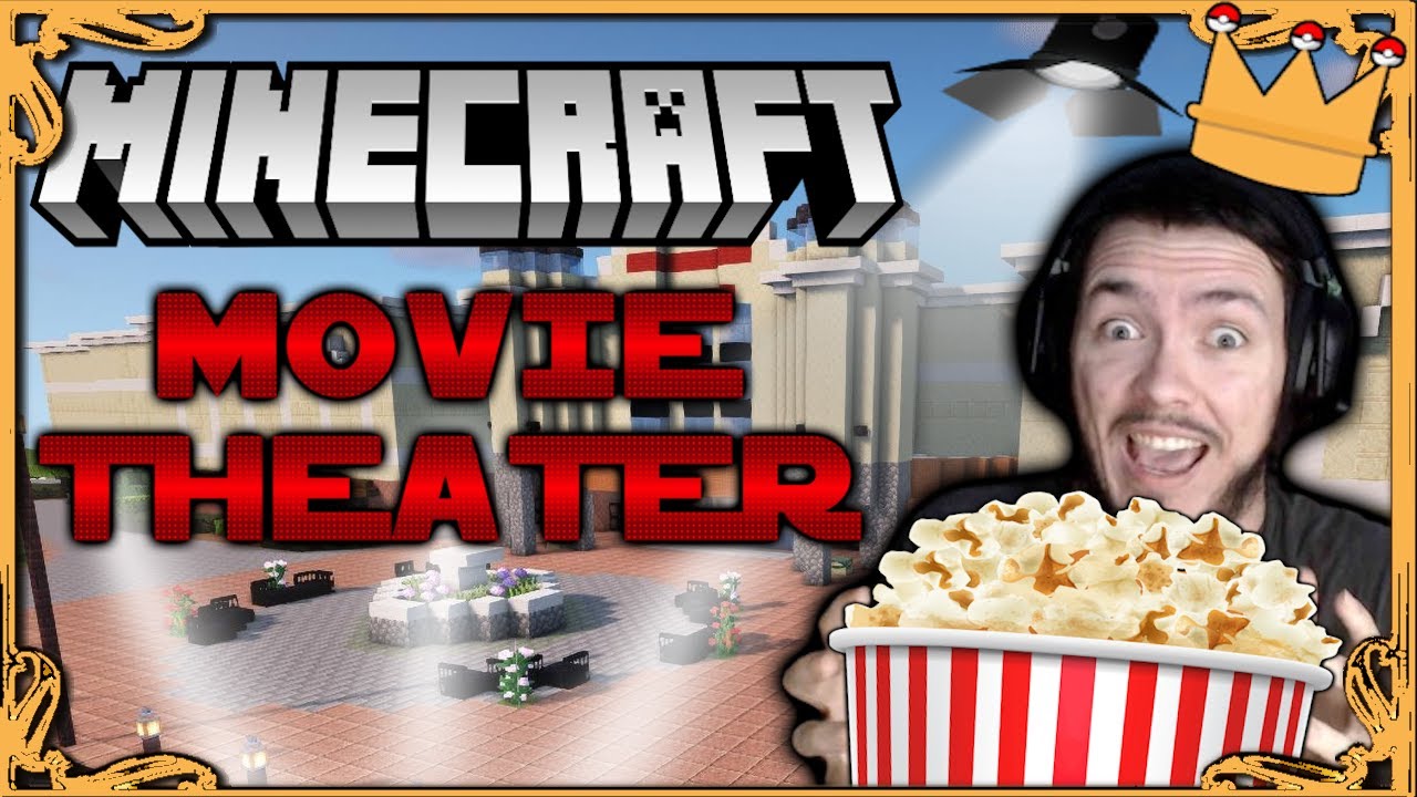 I Went to a Movie Theater in MINECRAFT! - YouTube