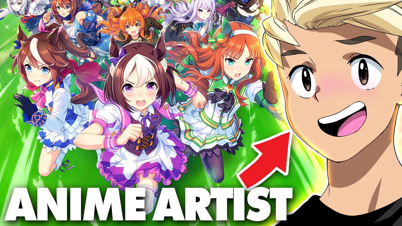Anime Artist Tries The Anime Horse Girl Game - YouTube