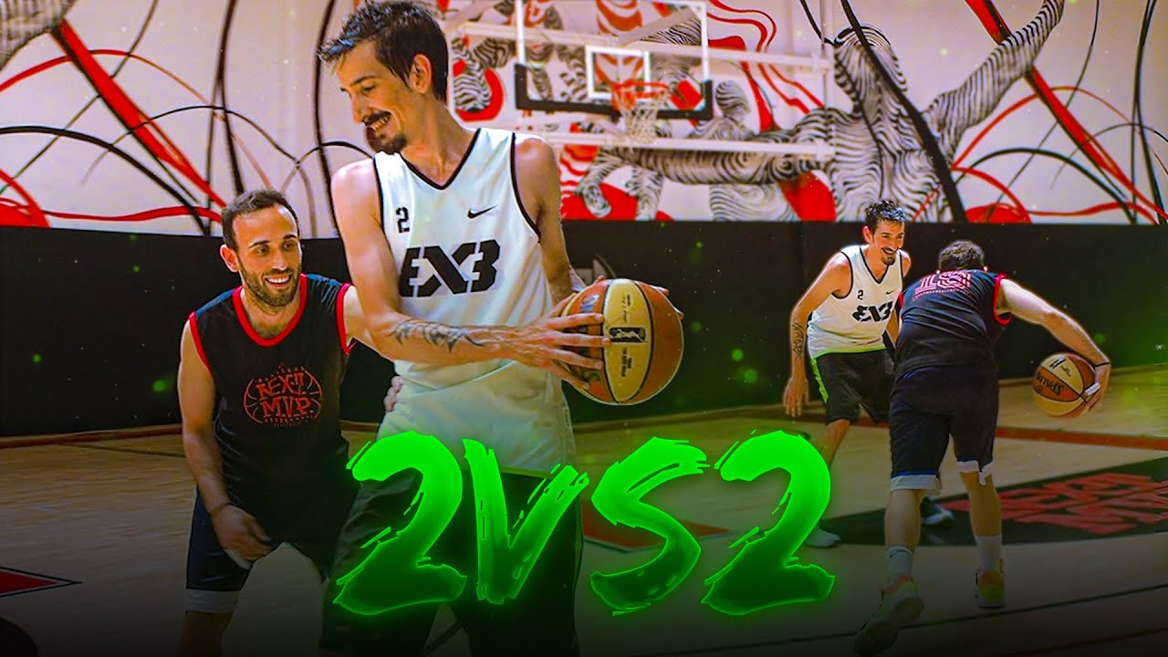 DOS contra DOS || TEAM @CoachDario vs TEAM @FLOPPBALL || Con VIOLETA ...