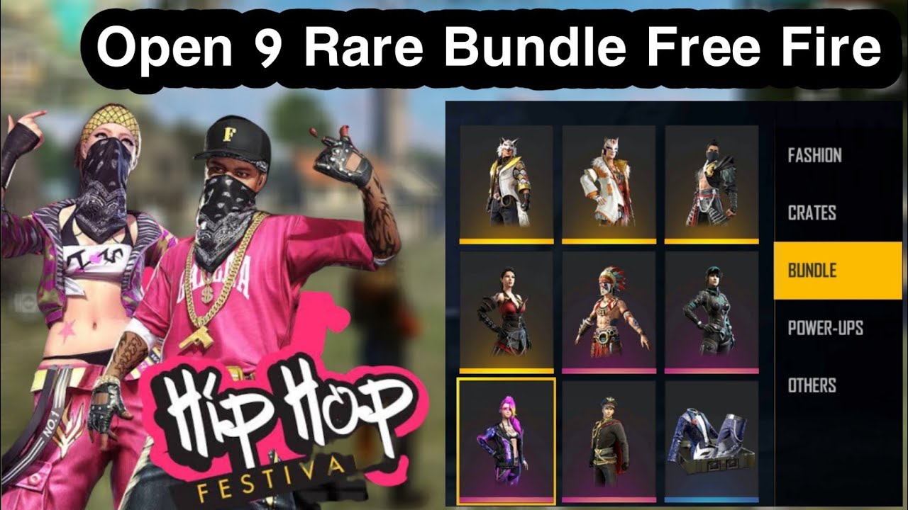 Open 9 Rare Bundle in Free Fire | Free Fire Rare Bundle | Most ...