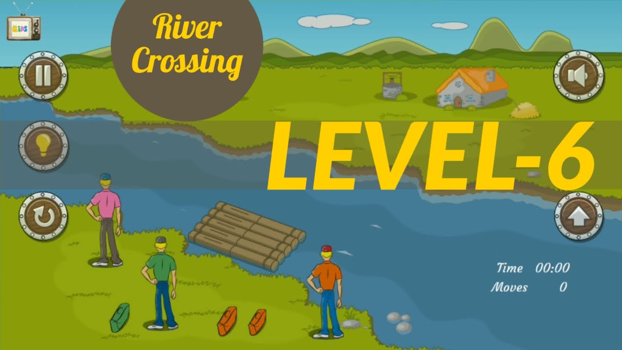 River Crossing Game Level 6 River Crossing IQ Logic Games River river-crossing-game-level-6-river-crossing-iq-logic-games-river