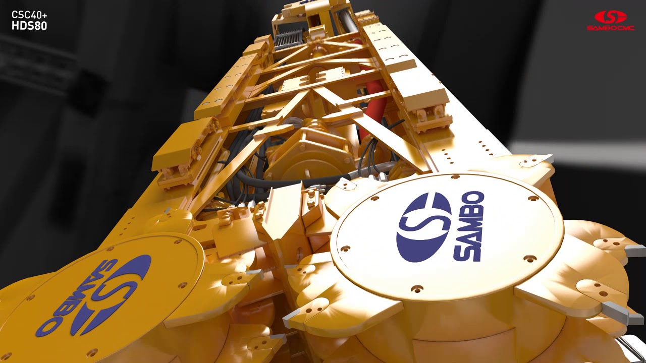 Trench cutter(SC40+HDS80) - YouTube