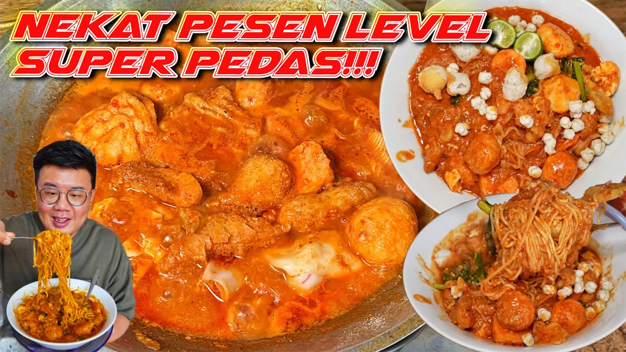 MENANTANG MAUT!! PESEN SEBLAK LEVEL SUPER PEDAS.. ASLI CABE RAWIT MERAH ...