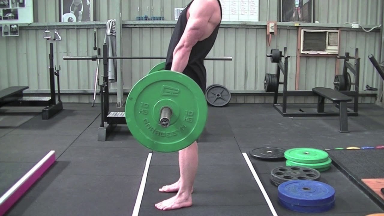 BB Stiff Leg Deadlift - YouTube