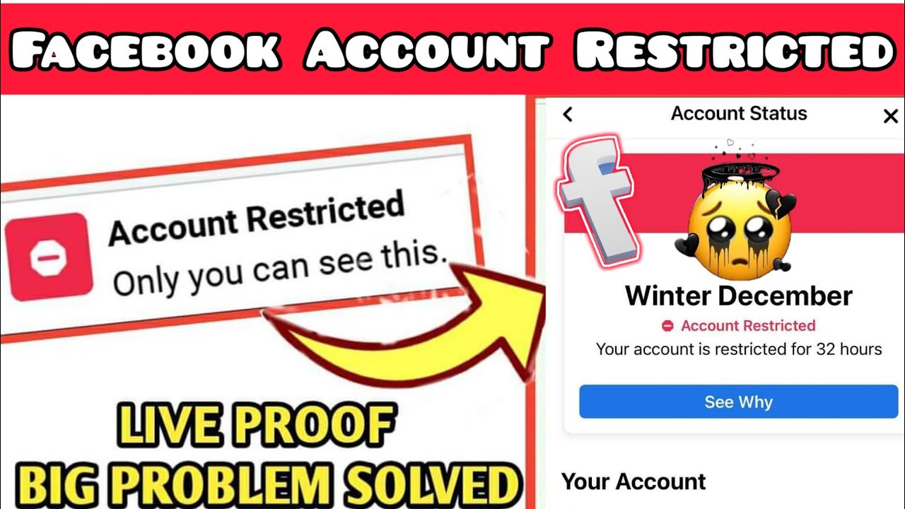 How to remove Facebook account Restricted /Facebook account Restricted ...