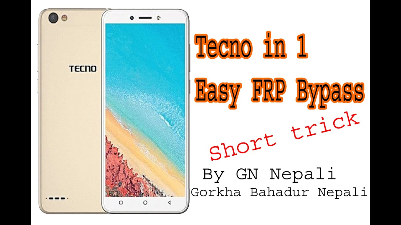 Tecno in 1 FRP Bypass | Easy FRP bypass - YouTube