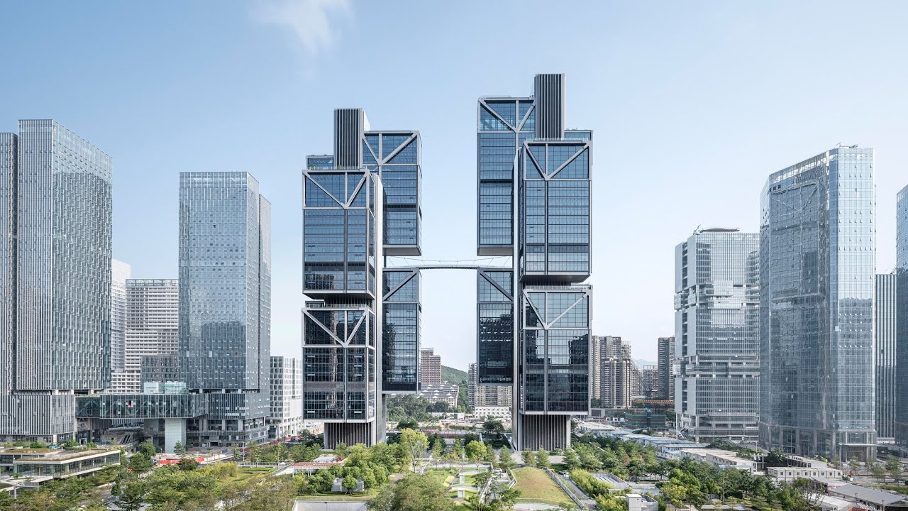 DJI creates drone tour of Foster + Partners-designed skyscrapers HQ ...