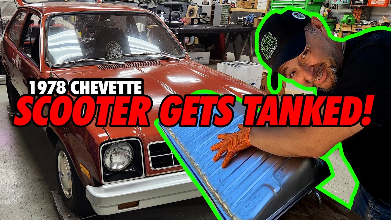 CHEVETTE SCOOTER GETS TANKED! - YouTube
