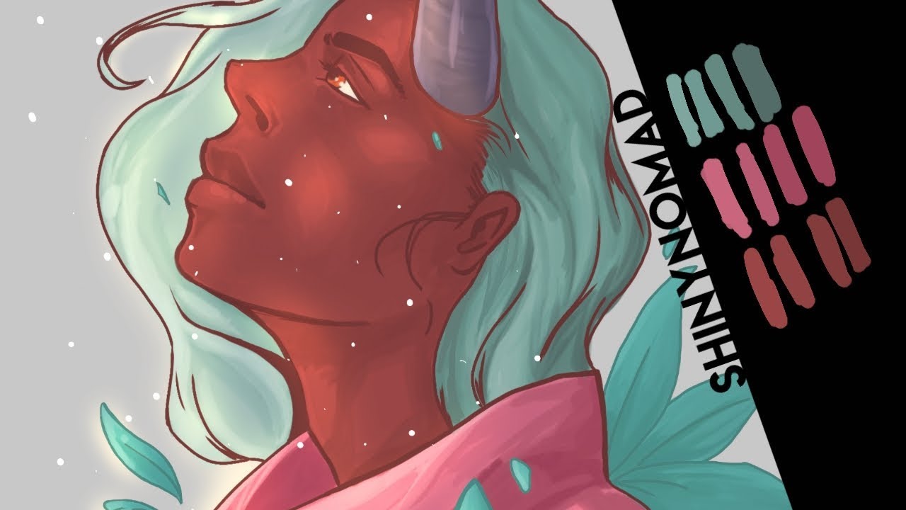 Demon Druid Speed Art - YouTube