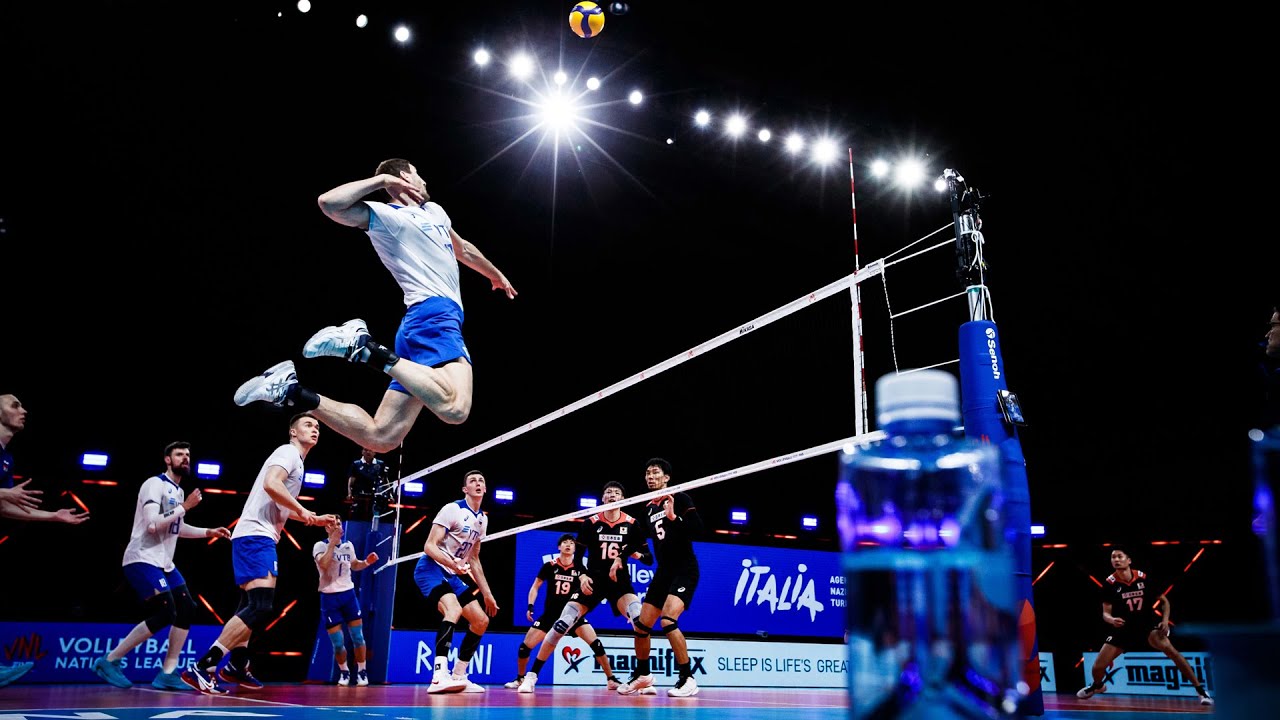 Best Volleyball Spikes | VNL 2021 PART 1 - YouTube