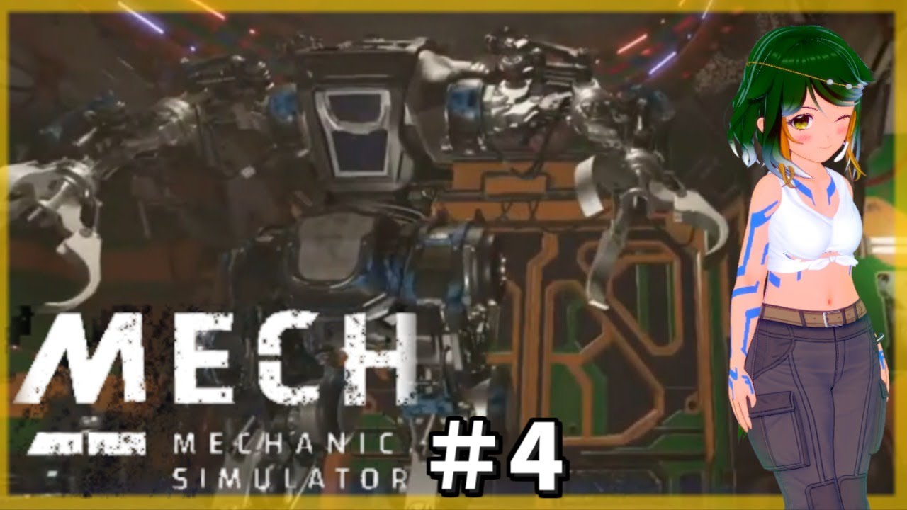 【Vtuber】そろそろ自分の機体が欲しい！すてぃのオンライン整備工場！＃4【Mech Mechanic Simulator】 - YouTube