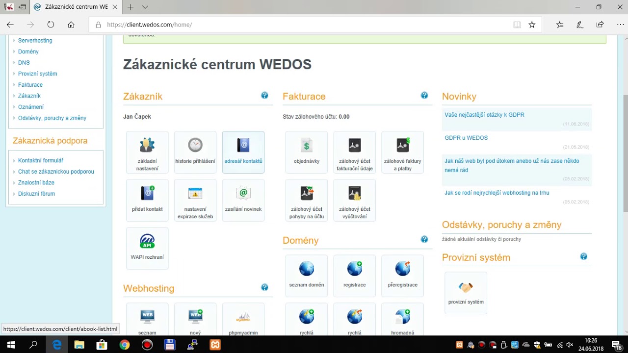 2 Wedos hosting - YouTube