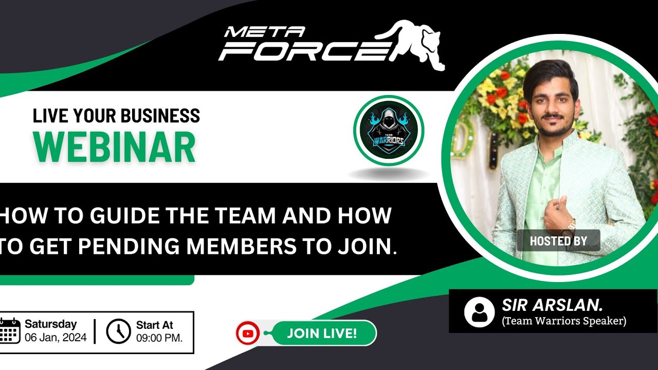 How to guide the team and how to get pending members to join| Meta ...