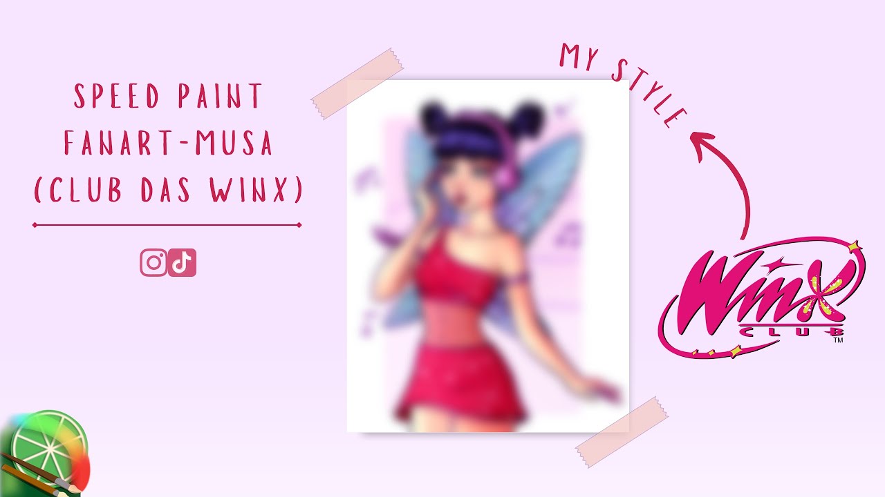 🎨SPEED PAINT- Fanart Musa- Clube das Winx (Paint Tool Sai) - YouTube