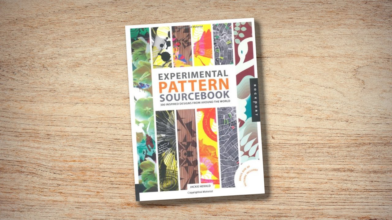 Experimental Pattern Sourcebook (book flip) - YouTube