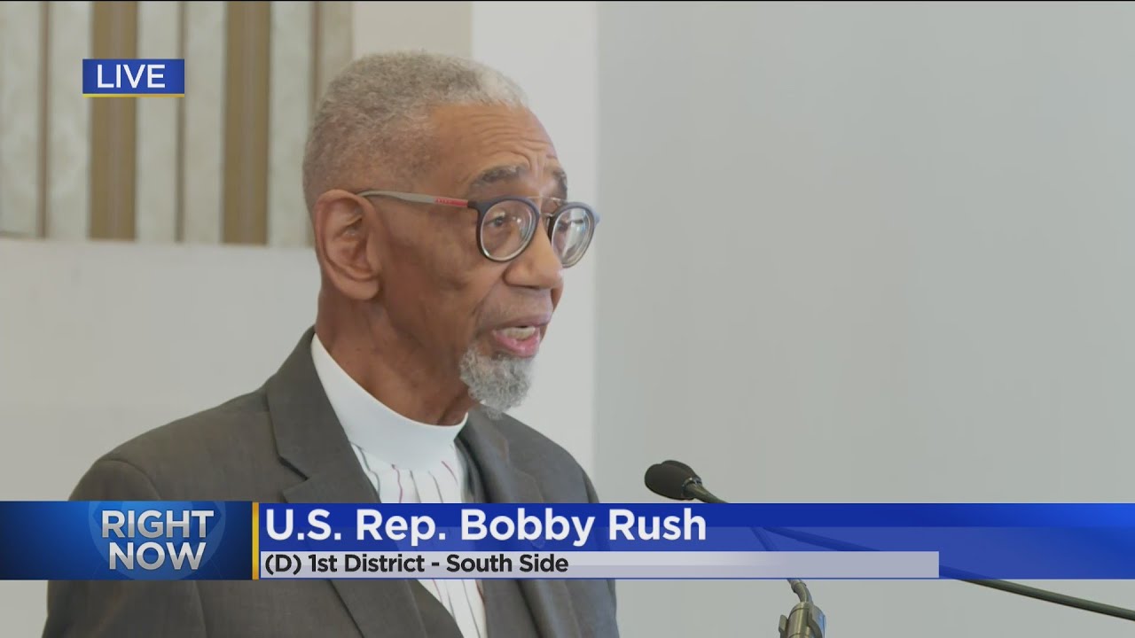 U.S. Rep. Bobby Rush Addresses His Retirement Decision - YouTube